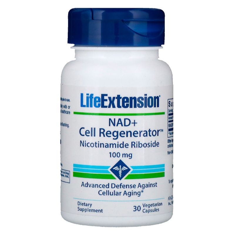 URBAN | Life Extension NAD+ Cell Regenerator 100 mg, 30 Veggie Capsules ...