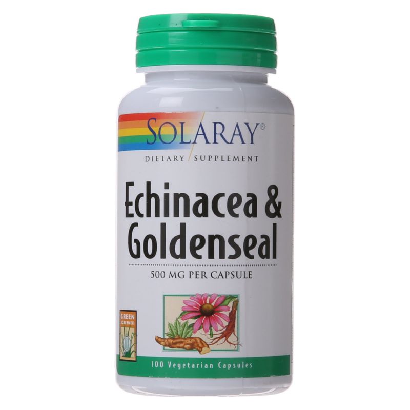 URBAN | Solaray Echinacea Root with Goldenseal Root Capsules 500 mg ...